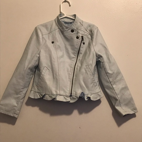 Jackets & Coats | Little Girls Light Blue Jacket Size 45 | Poshmark